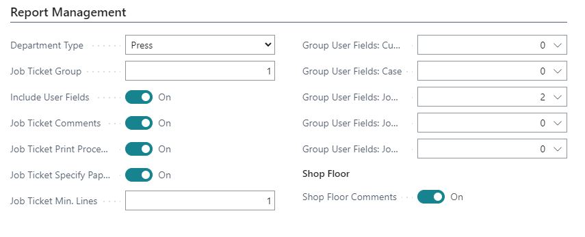 Departments - PrintVis Documentation